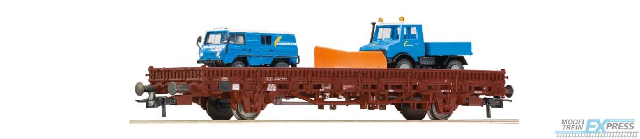 Roco 67265 Rungenw. + Pinzgauer + Unimog | Modeltreinexpress